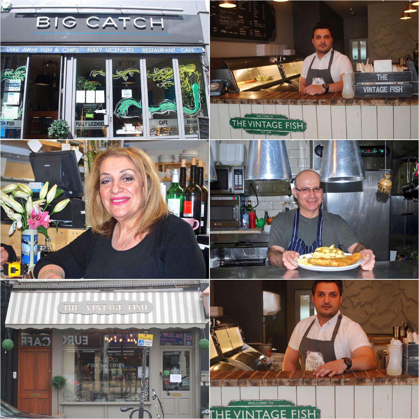 Happy ‘Fish & Chip’ Customers