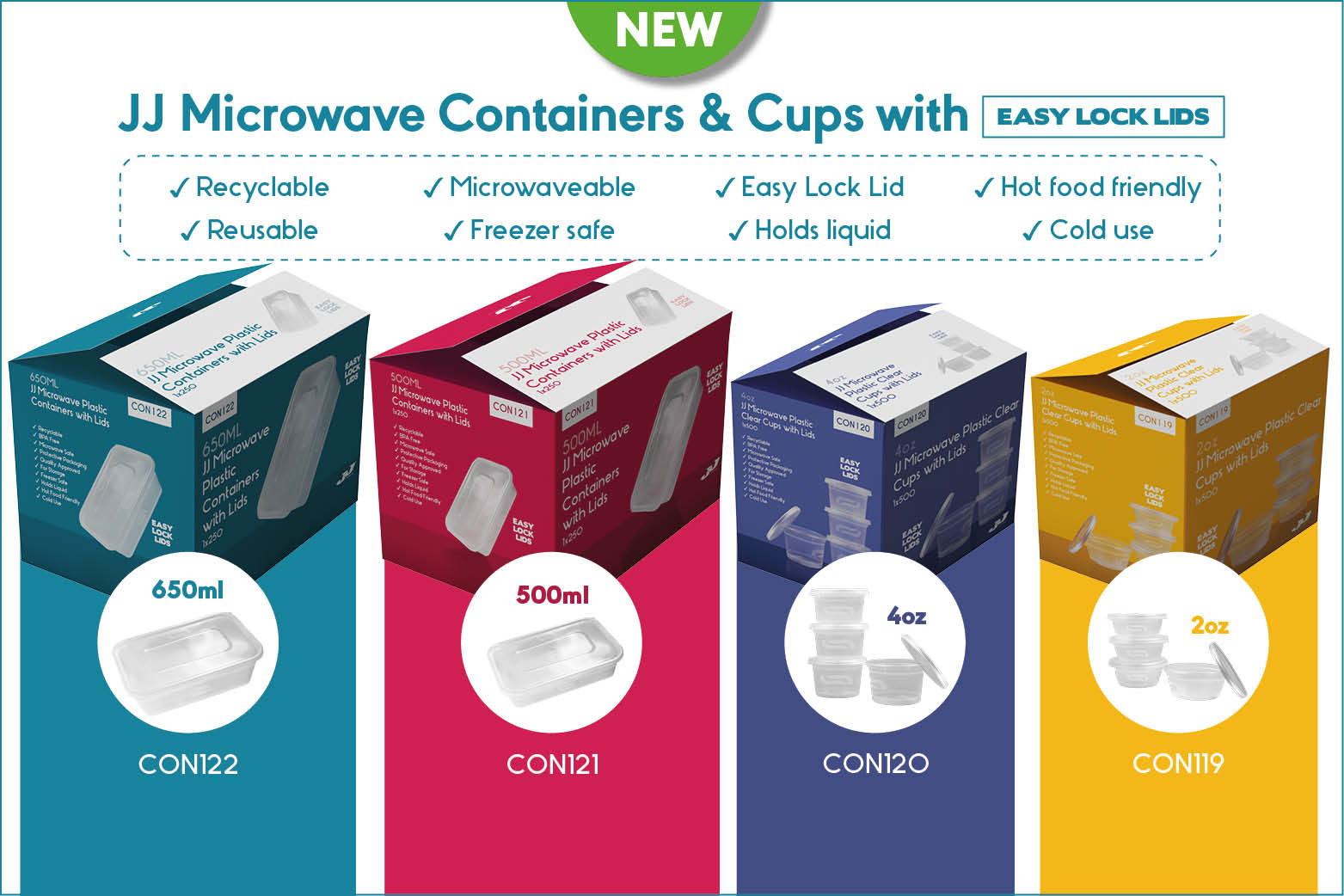 NEW Reusable Microwave Containers for Takeaways